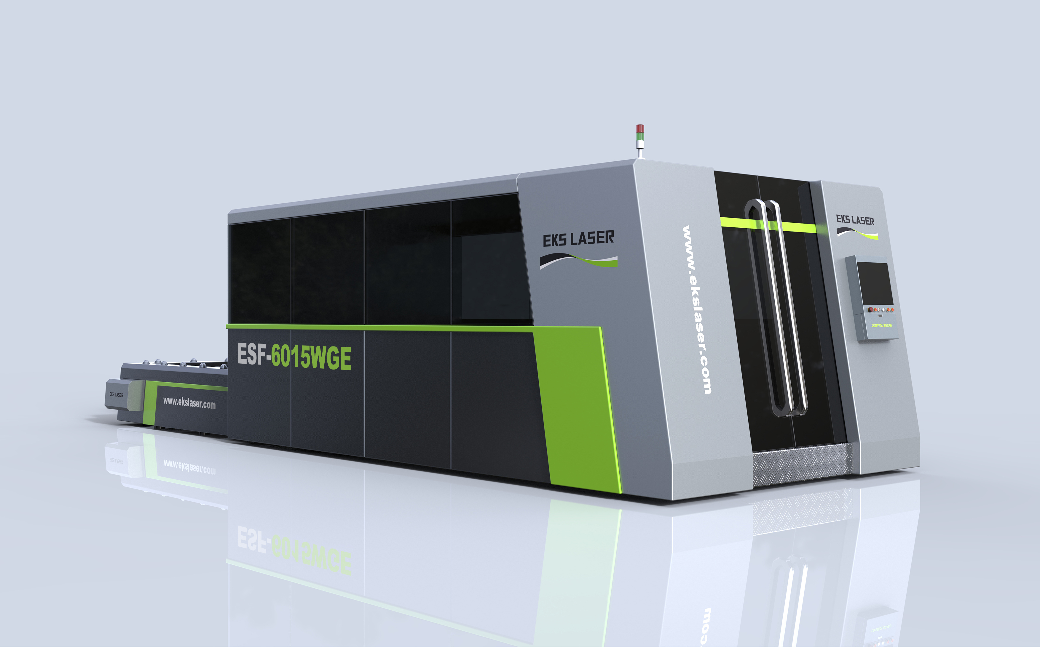 Surrounding type dual-platform laser cutting machine for advertising ...